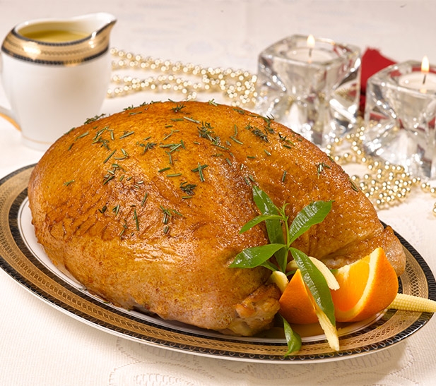 Pechuga de pavo con salsa de mostaza y maple - Mr Pavo